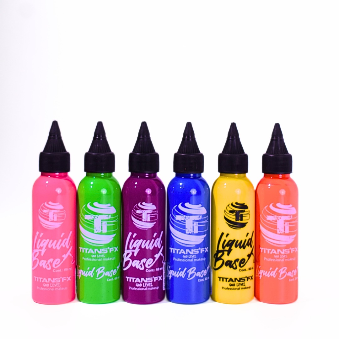 Kit Liquid Base Luminiscent 6 tonos - Titans FX God level